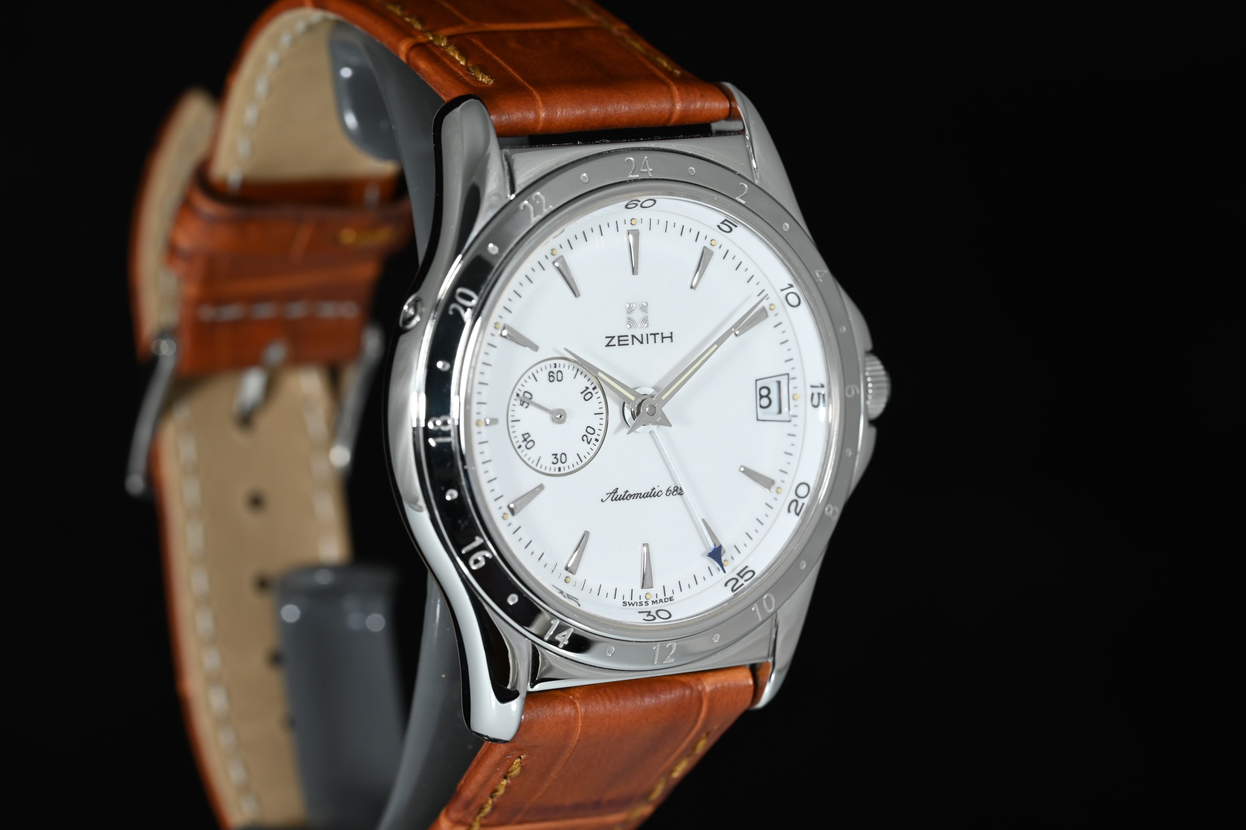 ZENITH | ELITE Dual Time Automatic, Acciaio, 38 mm. Anni ’90 Ref. 90/0 ...